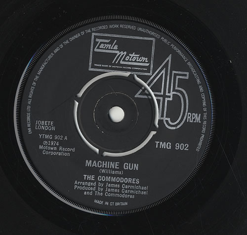 Commodores Machine gun (Vinyl Records, LP, CD) on CDandLP